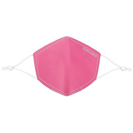 Uni-Shield - Toddler, Kids - Premium Reusable Face Mask - Pink - 3 ...