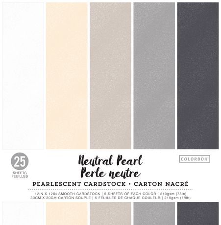 Colorbok Neutral Pearl Pearlescent Cardstock | Walmart Canada