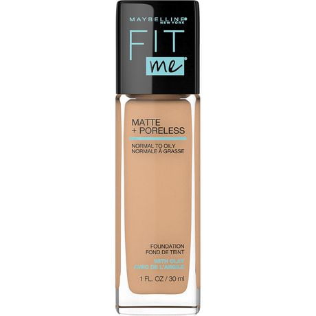 Maybelline New York Fit Me®, Matte + Poreless Liquid Foundation, Fit Me ...