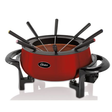 Click here for Oster 3 Qt Fondue Pot With 8 Forks Red prices
