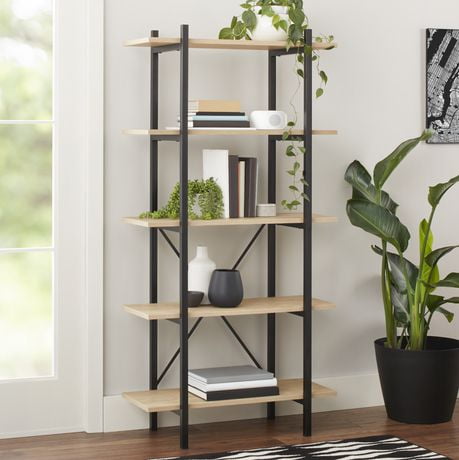 Click here for Hometrends 63 Conrad 5-Shelf Bookcase Black prices
