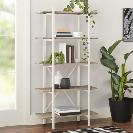 Click here for Hometrends 63 Conrad 5-Shelf Bookcase White prices