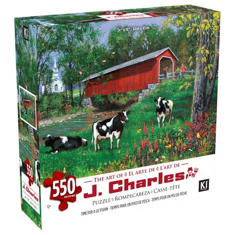 J. Charles 550 Piece Puzzle “Time for a Lil’ Fishing” | Walmart Canada