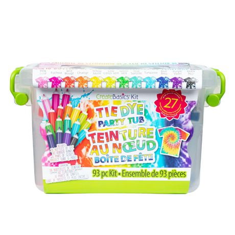 Create Basics 18 Color Tie Dye Storage Kit - Walmart.ca