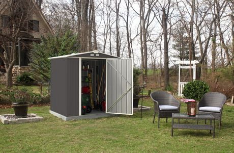 Click here for Arrow Ezee Shed Steel Storage 6 X 5 Ft. Galvanized... prices