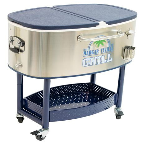 Click here for Margaritaville Rolling Oval Stainless Steel Cooler... prices