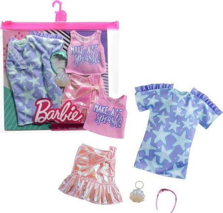 Click here for Barbie Fashions 2-Pack Clothing Set  2 Outfits For... prices