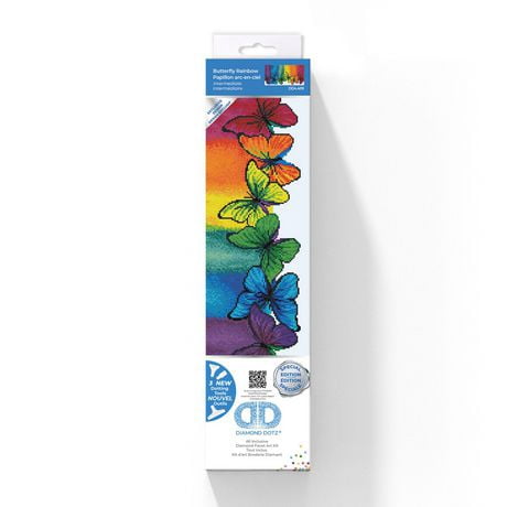 Diamond Dotz, Butterfly Rainbow, Age 14+, Diamond Art Kit, Crafts ...