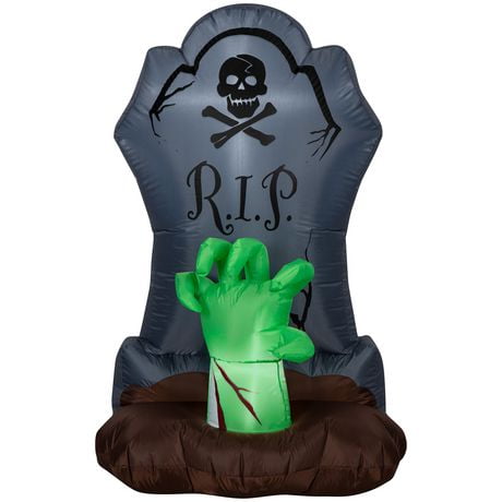 Airblown Tombstone RIP w/Zombie Hand Scene | Walmart Canada
