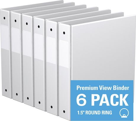 Davis Group, Premium Economy, Round Ring, Binder, 6 Pack, 1.5" - Walmart.ca