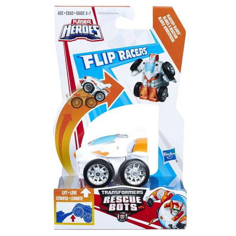 Playskool Heroes Transformers Rescue Bots Flip Racers Blastoff Blades ...