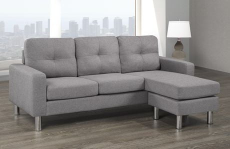 Click here for Brassex Inc Sectional With Reversible Chaise Light... prices