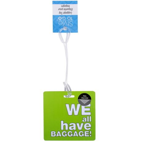 STYLE TO GO Square Luggage Tag | Walmart Canada