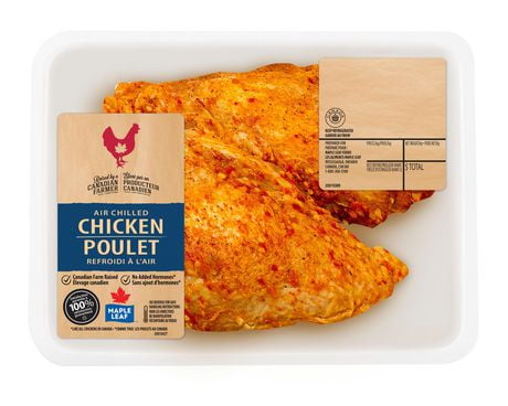 Maple Leaf Canadian Raised Red Pepper And Garlic Seasoned Chicken ...