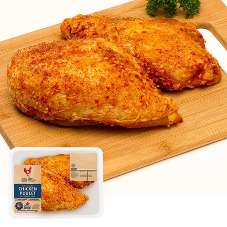 Maple Leaf Canadian Raised Red Pepper And Garlic Seasoned Chicken ...