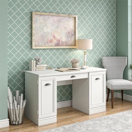 Click here for Ameriwood Home Delaney Double Pedestal Desk  Cherr... prices