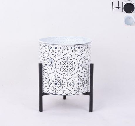 Click here for Hometrends 6 Inch Metal Planter With Stand Multi 6... prices