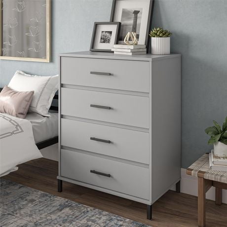 Click here for Ameriwood Home Brewer 4 Drawer Dresser  Distressed... prices