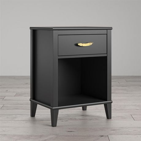 Click here for Ameriwood Home Monarch Hill Hawken Nightstand  Bla... prices