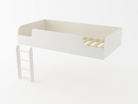 Click here for Ameriwood Home Elements Loft Bed Platform With Lad... prices