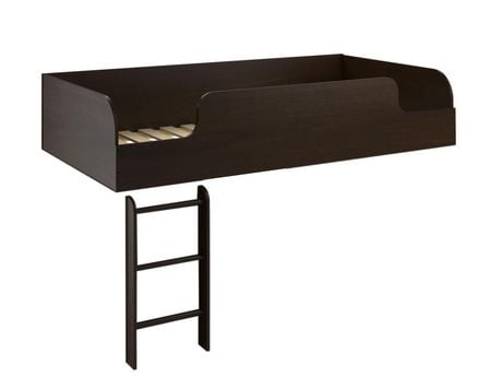 Click here for Ameriwood Home Elements Loft Bed Platform With Lad... prices