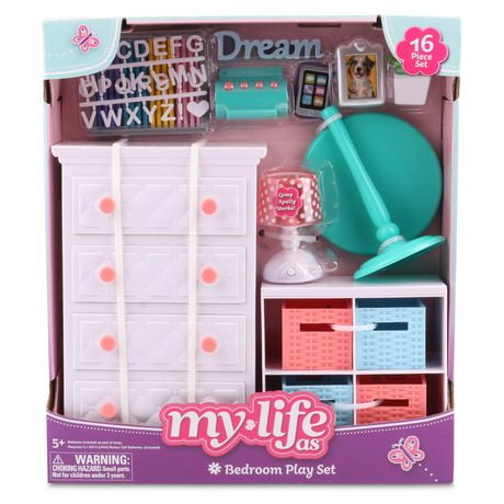 My Life As Bedroom Set for 18” Dolls | Walmart Canada