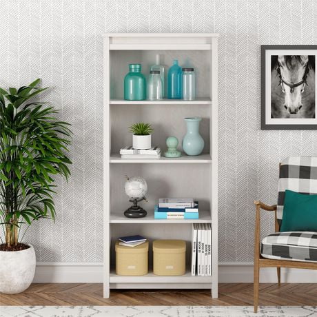 Click here for Ameriwood Home Bassinger 4 Shelf Bookcase  Ivory O... prices