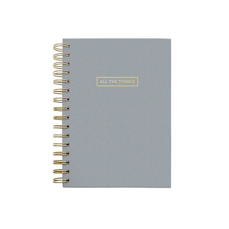 Think Ink Twin Wire Textured Journal Gray - Walmart.ca
