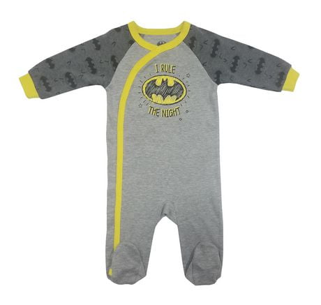 Click here for Boys Batman Footed 1Pc Long Sleeves Interlock Slee... prices