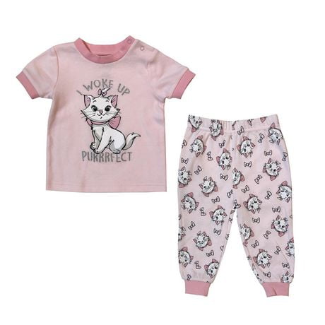 Click here for Disney Girls Marie  2Pcs Short Sleeves Sleeper Set... prices