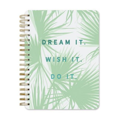 Think Ink Twin Wire Printed Journal Palm Leaves | Walmart Canada