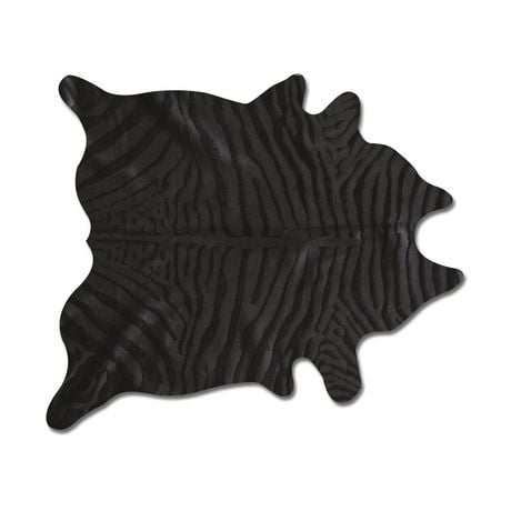 Click here for H-Natural Togo Animal Print Cowhide Rug Zebra Blac... prices