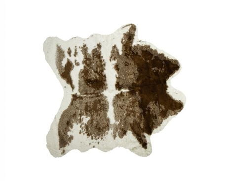 Click here for H-Luxe Faux Fur Cowhide Rug Austin Brown & White 4... prices