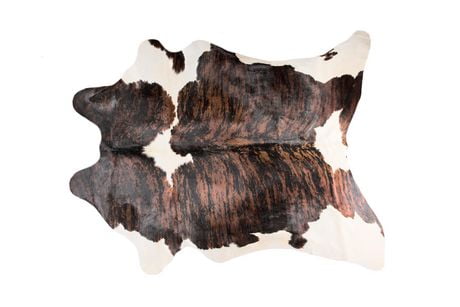 Click here for H-Natural Kobe Cowhide Rug 6 X 7 Tournesol Brown/W... prices