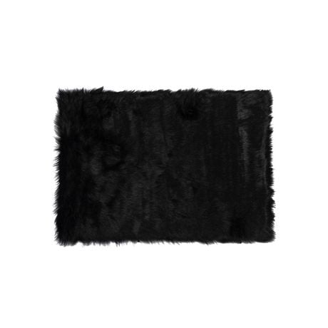 Click here for H-Luxe Faux Fur H-Luxe Hudson Faux Fur Rug Black 2... prices