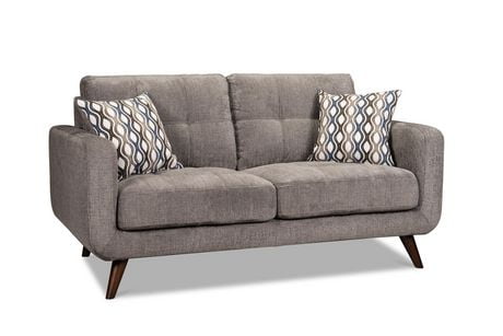 Click here for Topline Home Furnishings Loveseat With 2 Pillows G... prices
