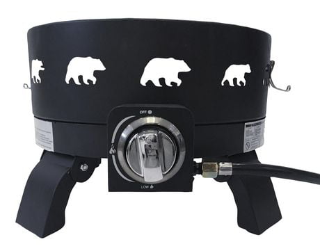 Click here for Paramount Bear-Pattern Campfire Portable Gas Fire... prices