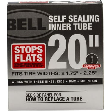 Bell Sports 16" Self Sealing Inner Tube, Schrader 35mm 16" x 1.75-2.25 ...