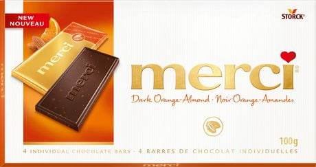merci chocolate bar - Dark Orange Almond | Walmart Canada
