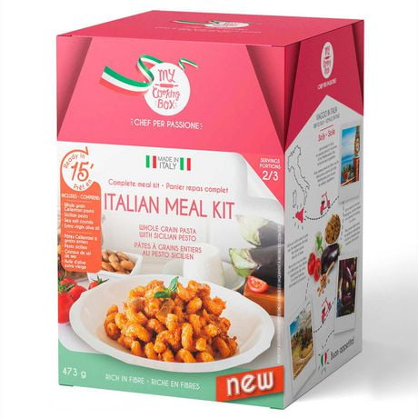 Italian Pasta Meal Kit – Cellentani with Sicilian pesto – My Cooking ...