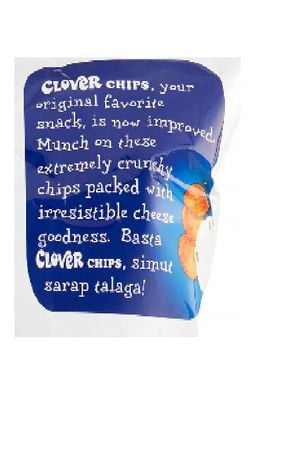 Clover Chips Cheesier with Vitamins 145g - Unique Corn Snack | Walmart ...