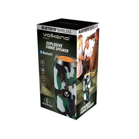 Click here for Volkano Stun Series Bluetooth Speaker - Camo Green prices