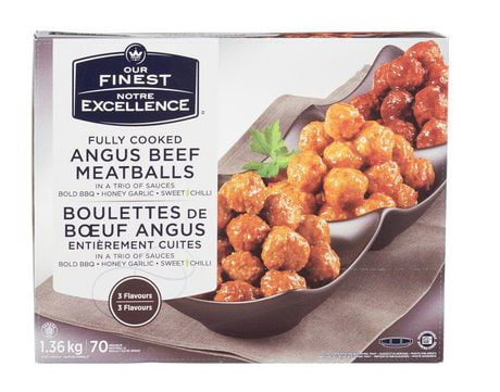Our Finest Fully Cooked Angus Beef Meatballs | Walmart Canada