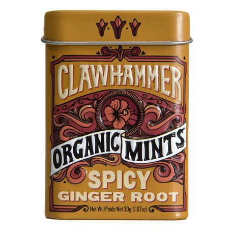 Clawhammer Certified Organic Mints - Spicy Ginger Root | Walmart Canada