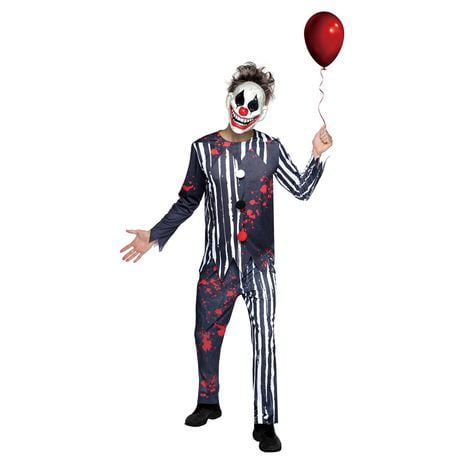 PARTYHOLIC CREEPY CLOWN COSTUME (MEDIUM) | Walmart Canada
