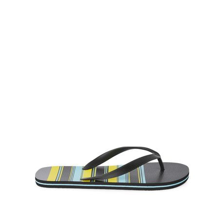 Click here for George Mens Stripe Flip Flops Black 9-10 prices