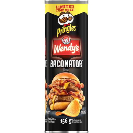 Pringles Baconator Flavour Potato Chips 156g | Walmart Canada