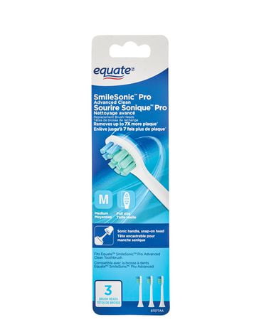 Click here for Equate Smilesonic Pro Advanced Clean Replacement B... prices