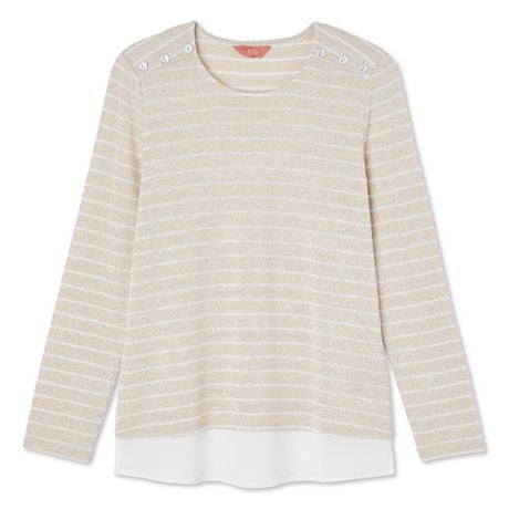 Iyla Women's Hacci Fooler Top - Walmart.ca