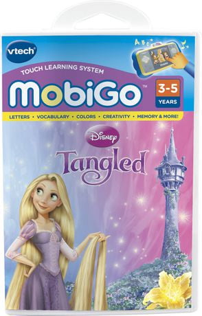 VTech Disney Tangled : Mobigo Touch Learning System Software Cartridge-English Version | Walmart ...